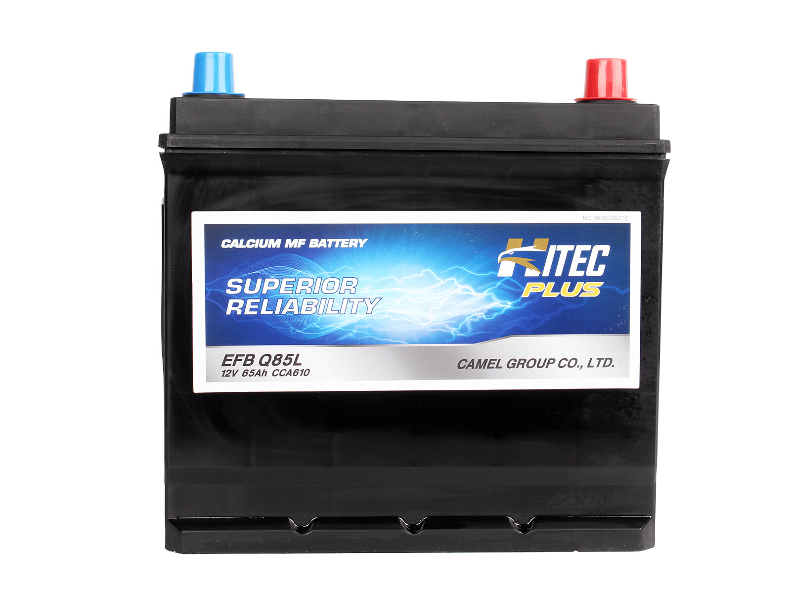Аккумуляторная батарея HITEC EFB Q85 6СТ65 asia обратная