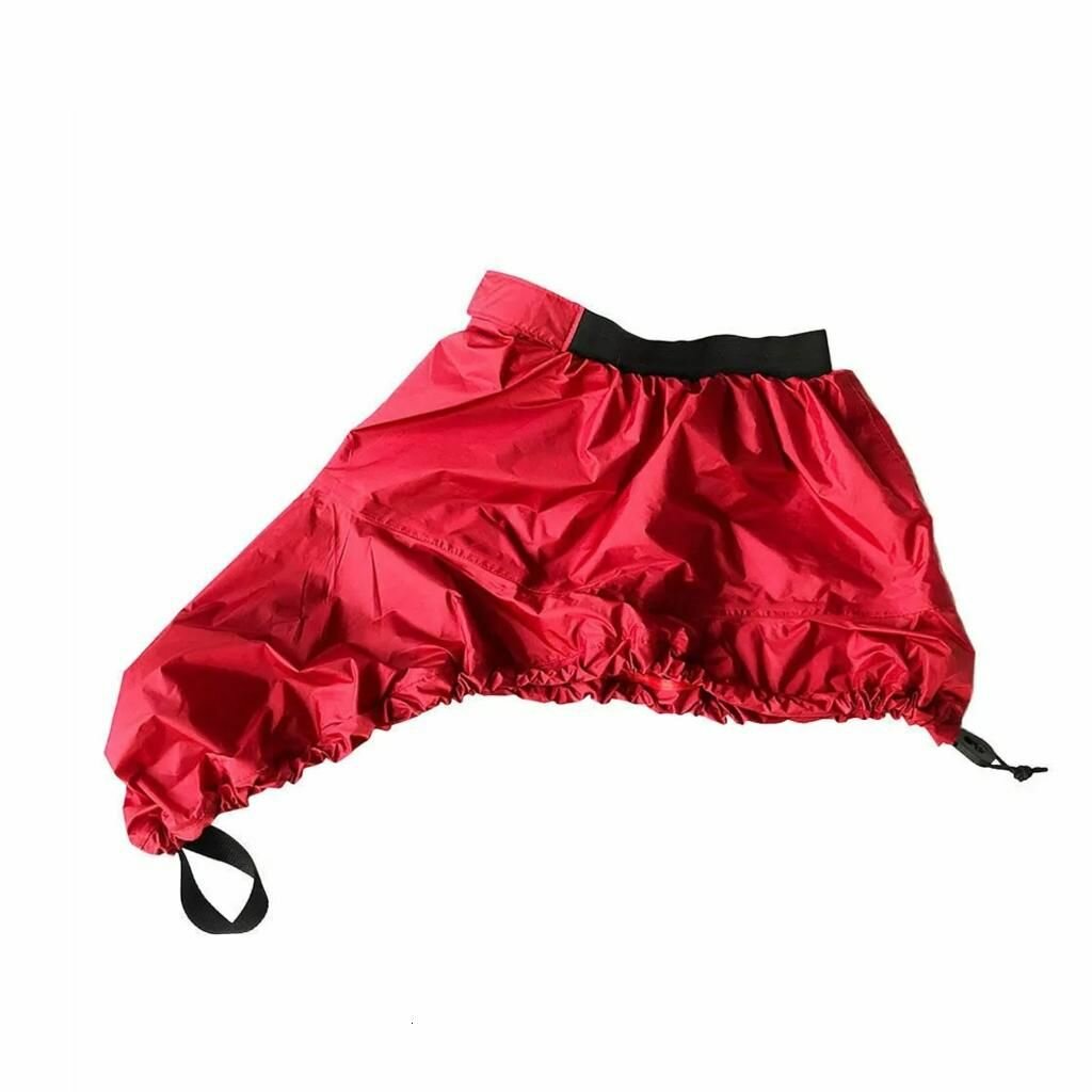 Универсальная водонепроницаемая юбка для каяка, красный - L