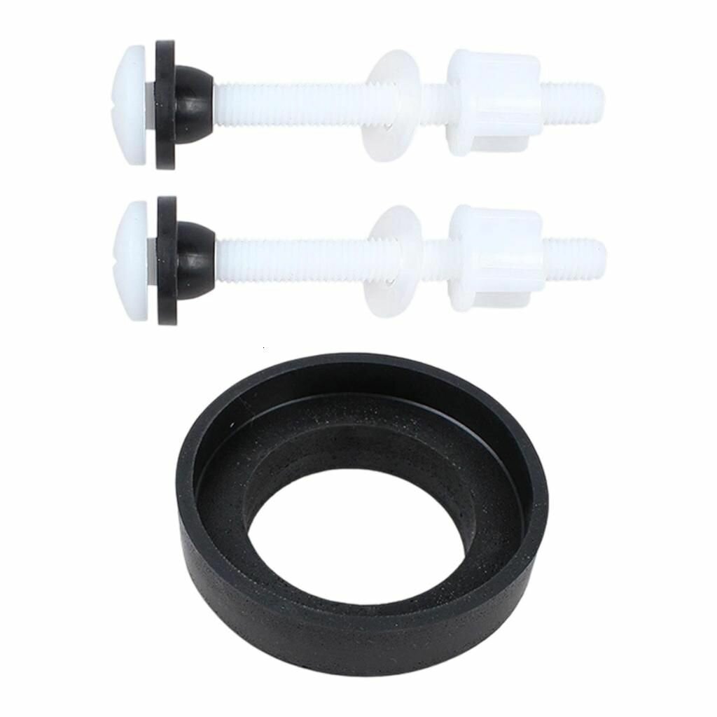 Универсальная прокладка для бачка унитаза, Пластиковые разъемные винты