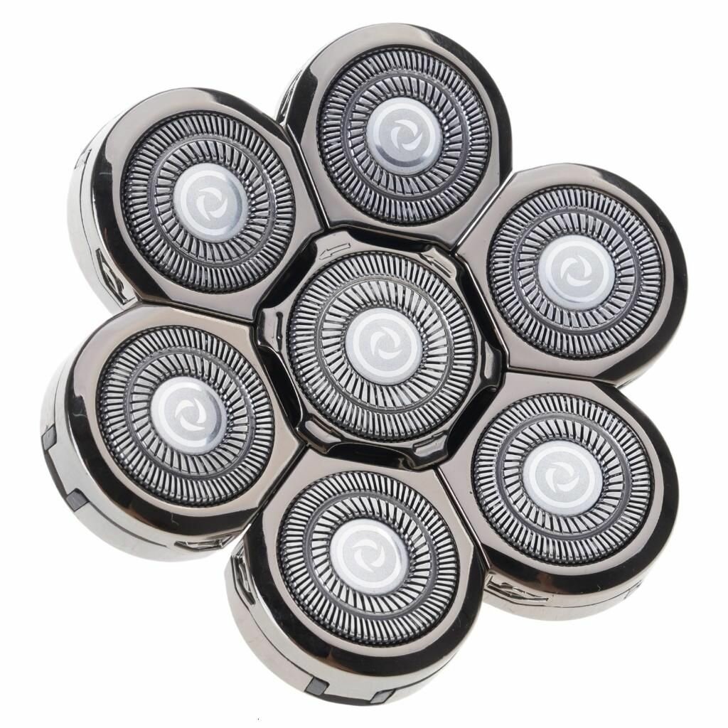 Насадки для бритвы 5/6/7/8 шт, серебряные 7 лезвий