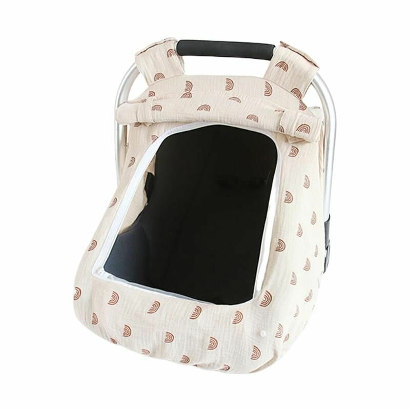 Чехол для люльки с окном, безопасный и дышащий, Радуга