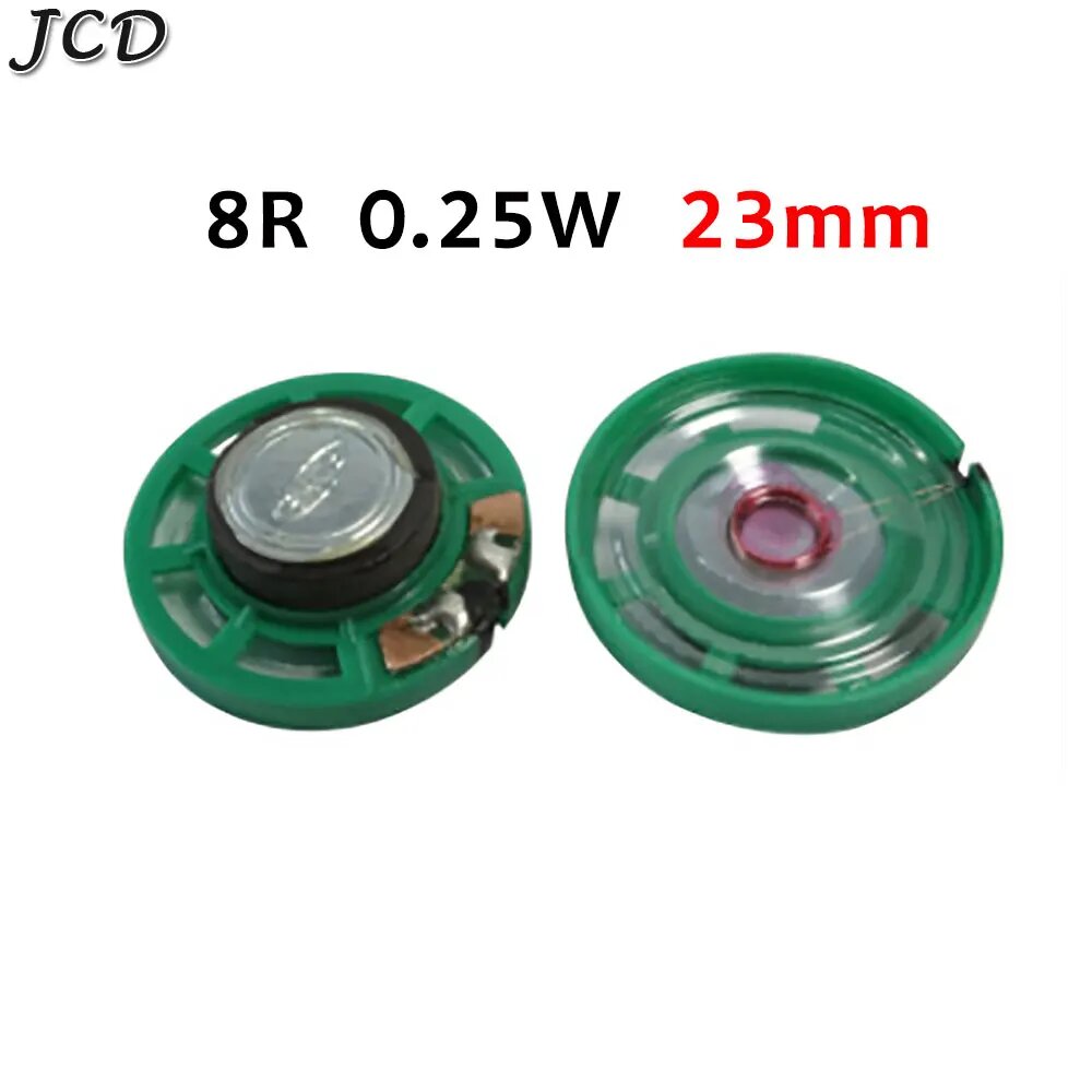 Динамик JCD 23mm, 8R 0.25W