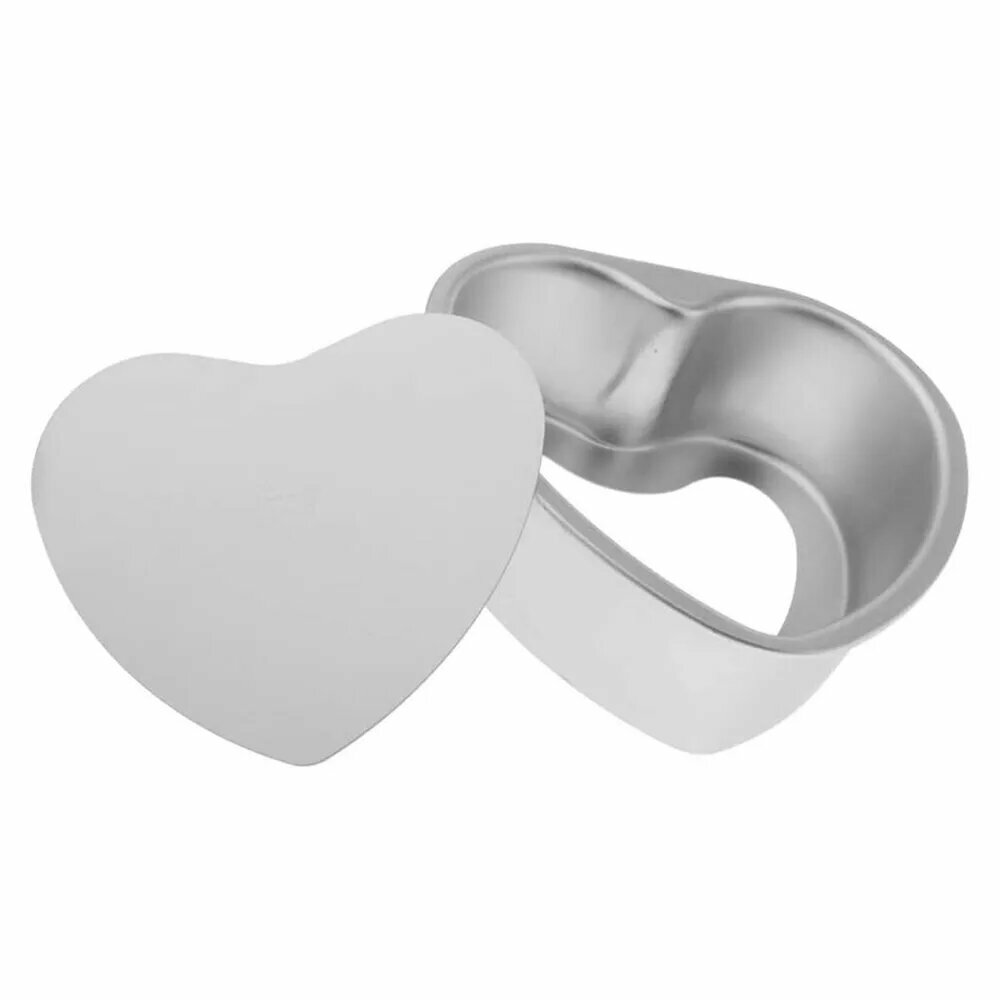 Алюминиевый противень для выпечки в форме сердца со съемным дном для духовки