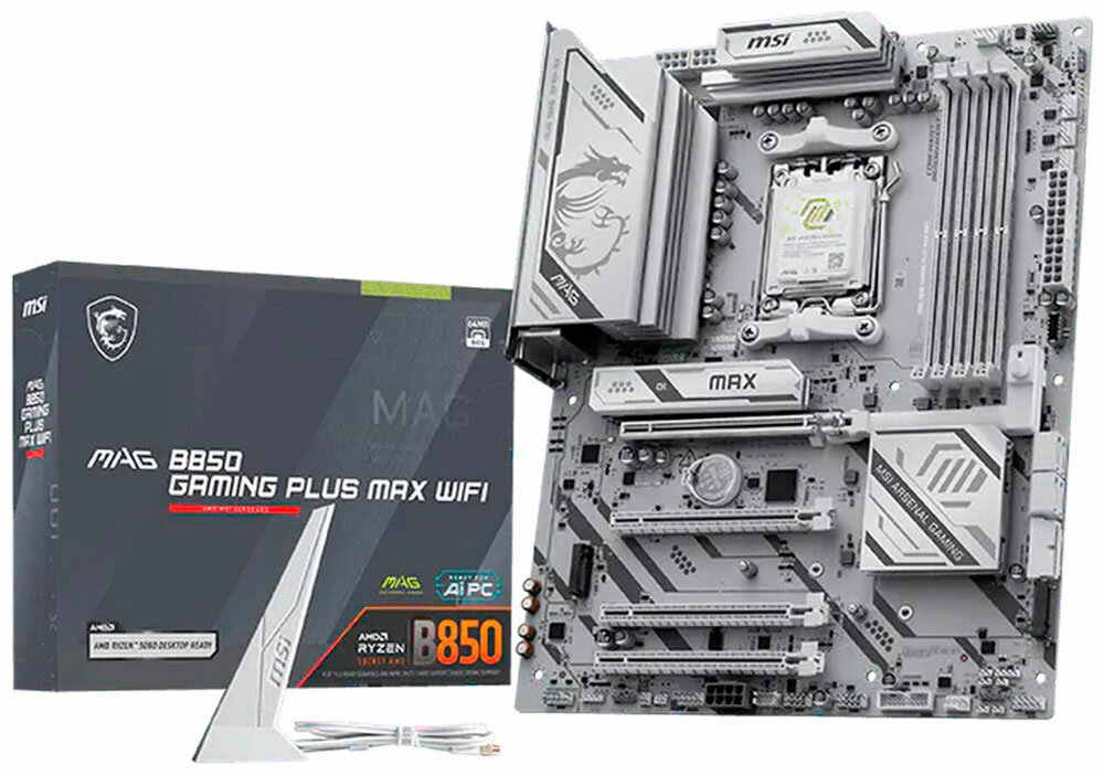 Материнская плата MSI MAG B850 GAMING PLUS MAX WIFI (AM5, ATX)