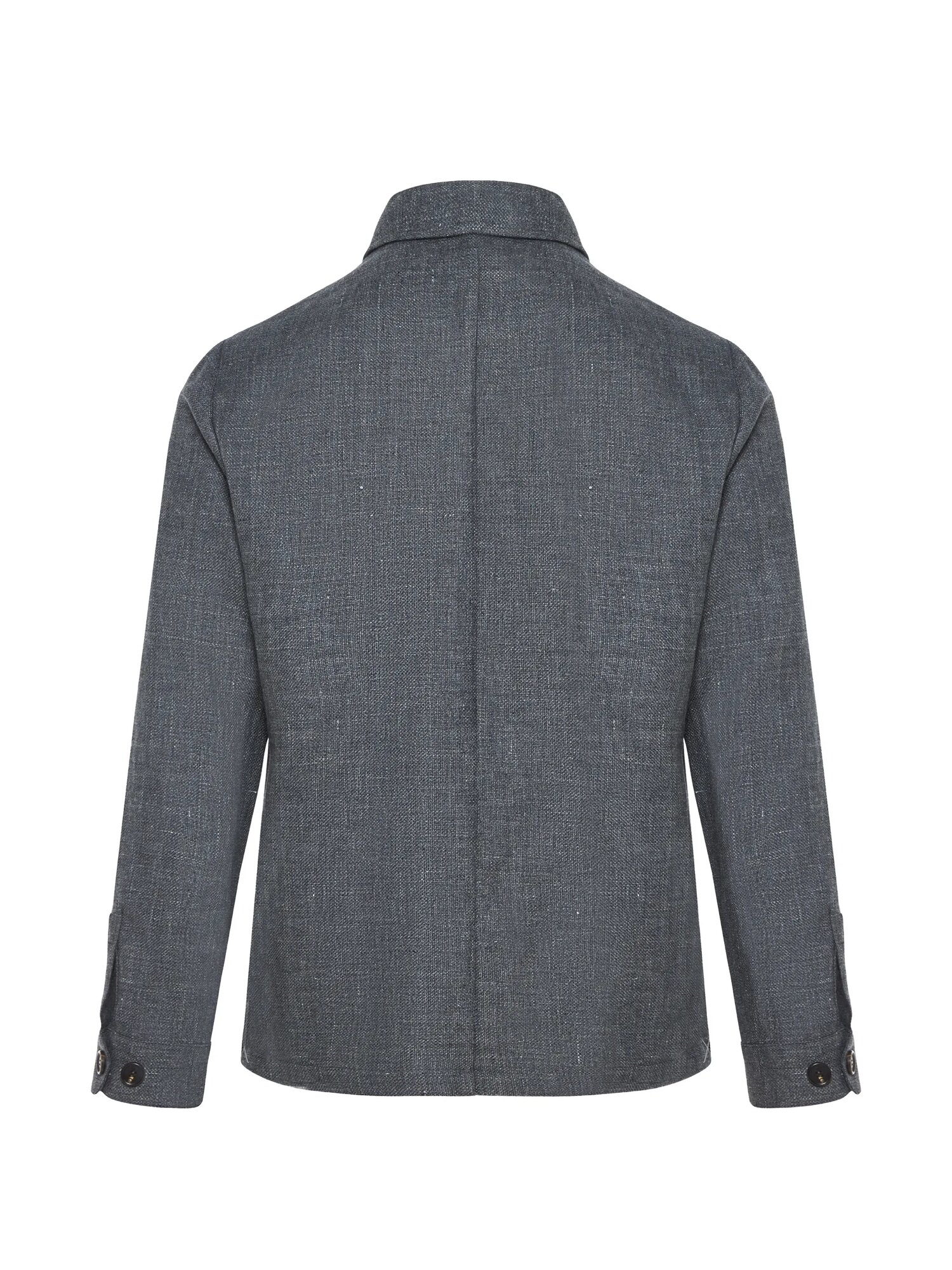 Куртка Corneliani Button pocket shirt jacket, размер 56, серый — фото 1