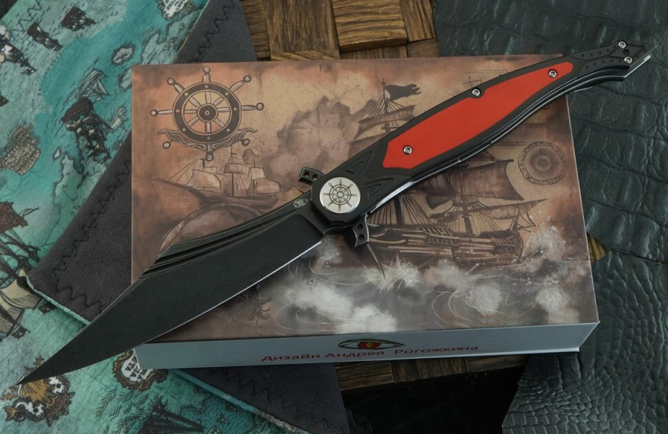 Складной нож Reptilian Билли Бонс-03R, сталь VG-10