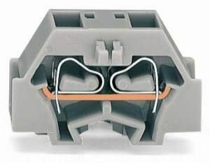 Клемма 4-х проводная 2х(0.08-1.5мм) бок. подключ. сер. WAGO 260-331