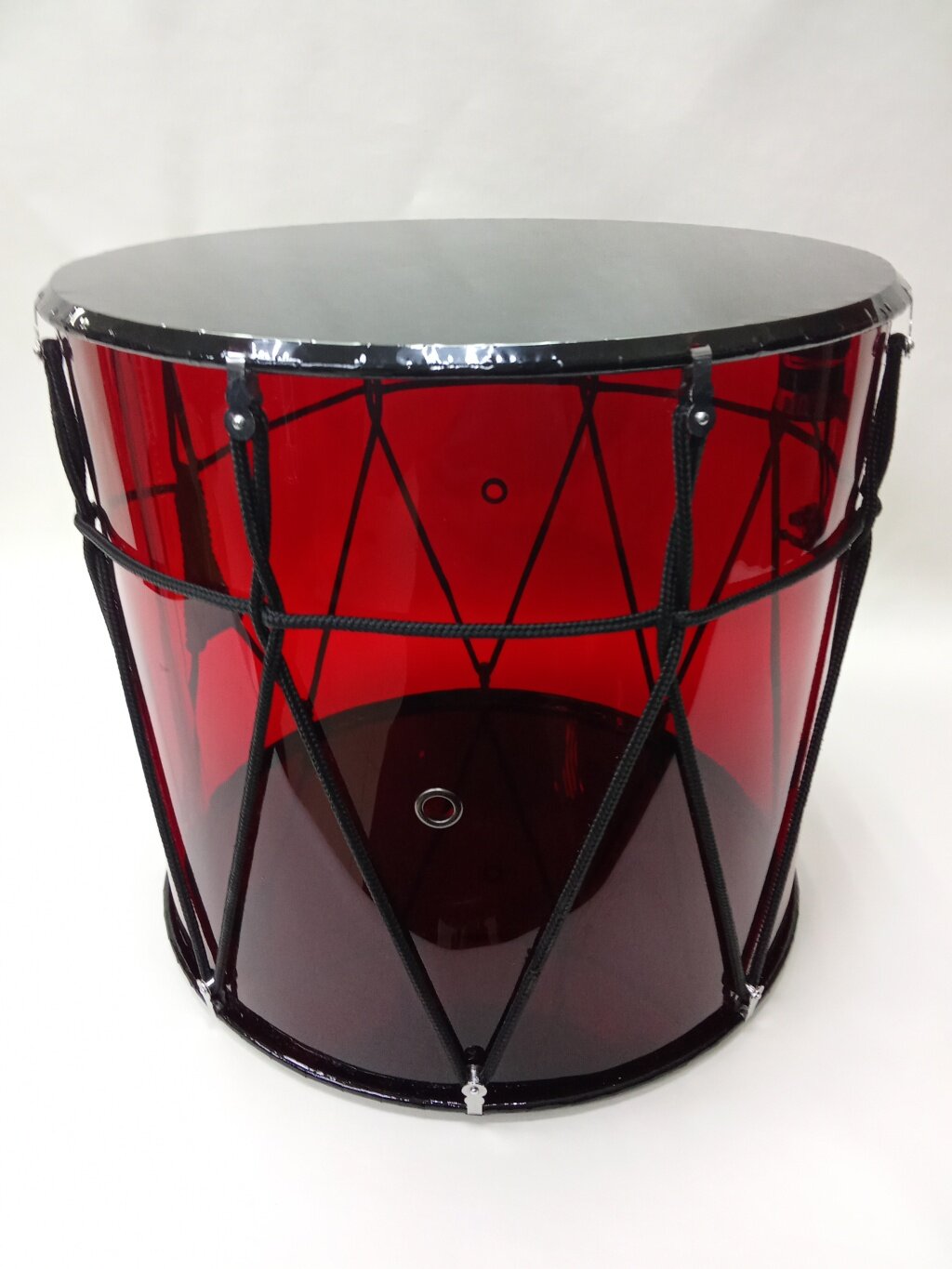 MZ-B13RplexKB-M Барабан кавказский 13", со звукоснимателем, красный прозрачный в чехле, MEZZO