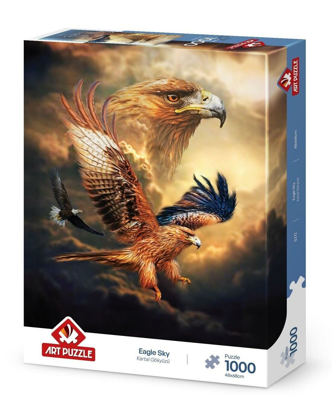 Пазл для взрослых Art Puzzle 1000 деталей, элементов: Орел в небе