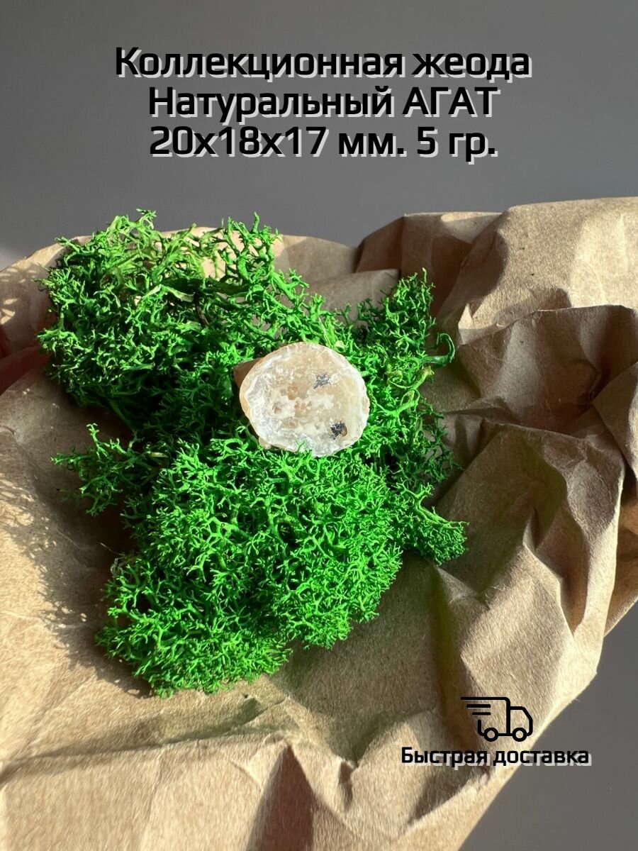 Коллекционная жеода натурального камня Агат