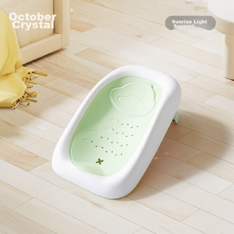 October Crystal Newborn Baby Bath Stand, Bathing Aid, Sit Or Lie Down, Infant Bath Rack, Universal Baby Bathtub Stand