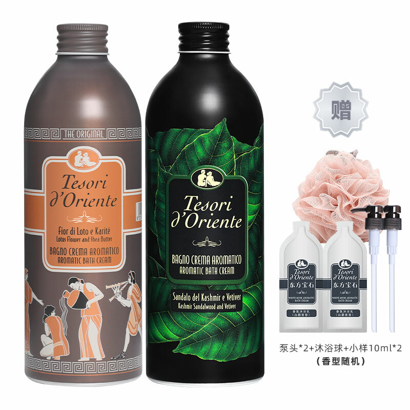 Ароматный гель для душа унисекс Tesori D'Oriente Multi Scent Премиум, 500мл*2, 5731811
