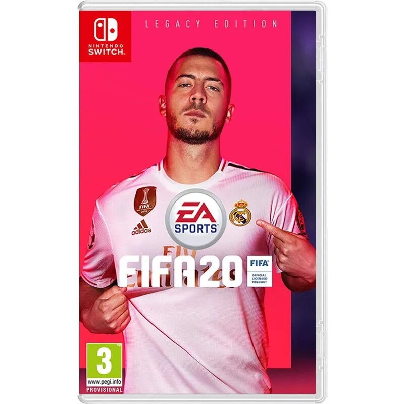 Игровые 'FIFA 20/футбольные лиги', Nintendo Switch Картридж Пластик