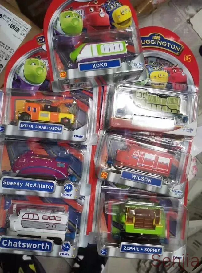 Паровоз Чаггингтон KOKO Wilson Speedy McAllister Chatsworth Zephie Sophie, металлический, для детей от 3 лет