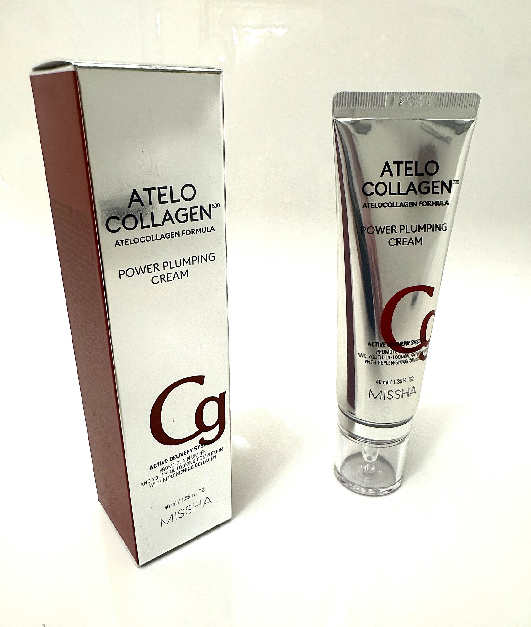 Крем Atello Collagen 500, для повышения упругости, для чувствительной кожи, 40мл