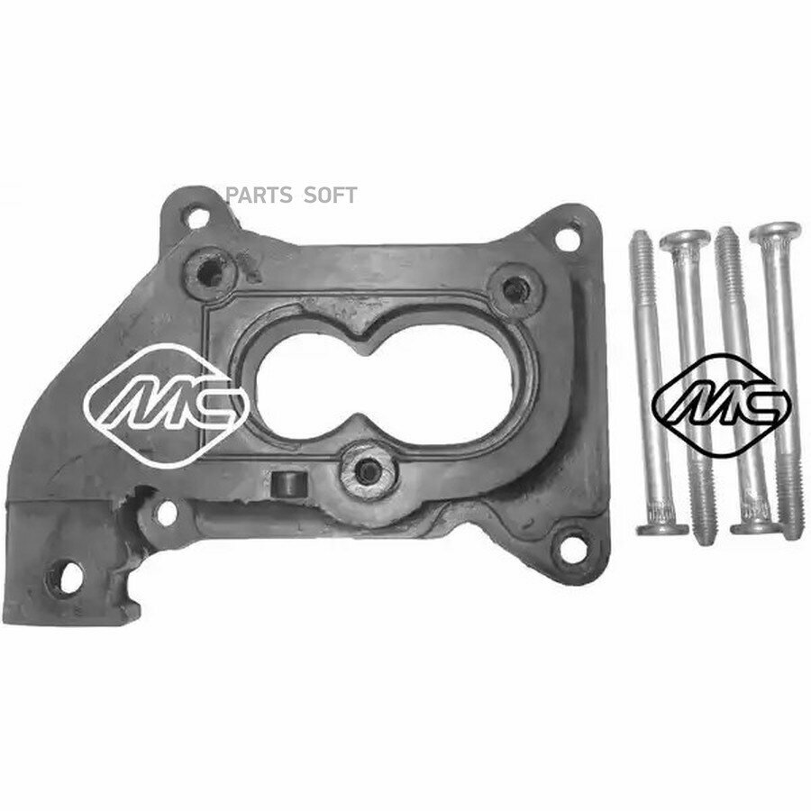 Фланец карбюратора VW GOLF II, SEAR IBIZA от официального дистрибьютора, METALCAUCHO, артикул 02815