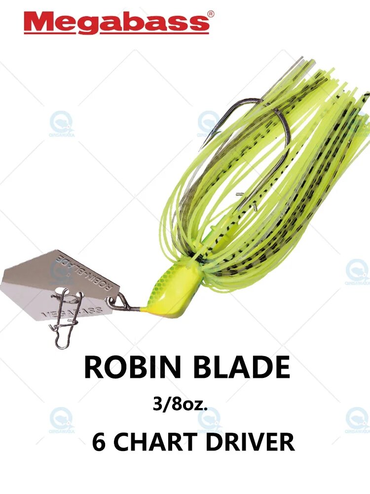 Megabass Robin Blade Chatterbait 3/8oz приманка для ловли окуня 6