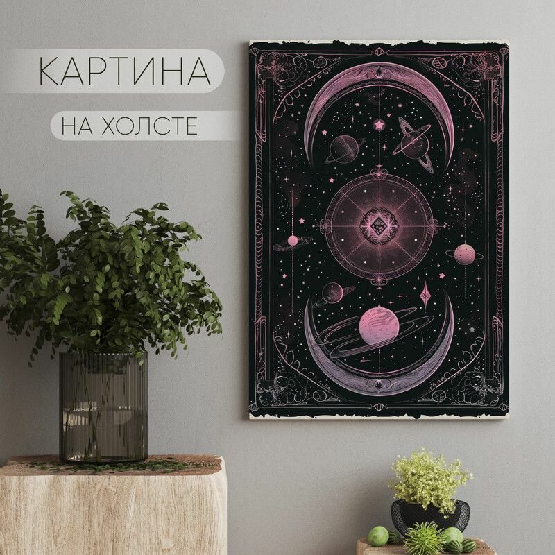 Картина на холсте Эзотерика Таро Гадание арт (17) 40х60 см