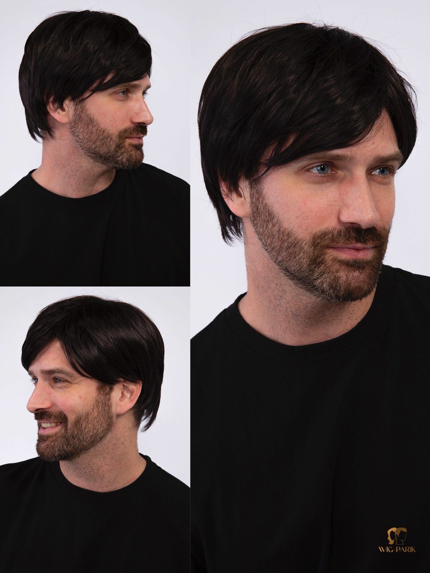 Парик мужской короткий каштановый