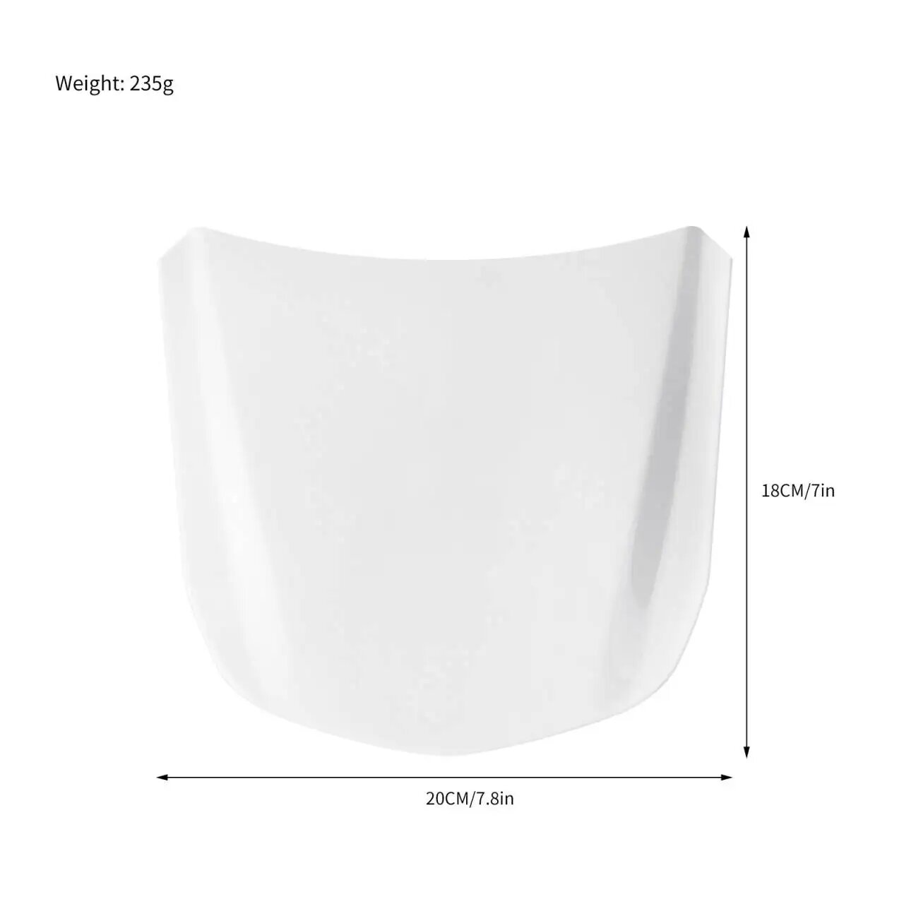 Простая в использовании мини-металлическая машина, капот двигателя, панель капота, виниловая White