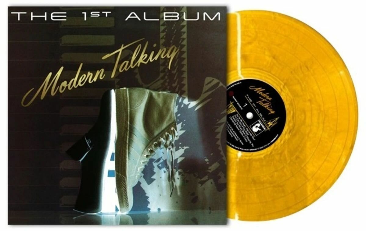 Виниловая пластинка Modern Talking - The First Album (LP, Винил золотой самородок ) Limited, 2025