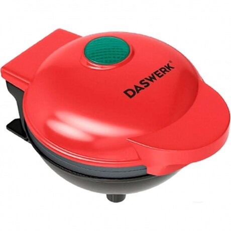 Электровафельница антипригарная для венских бельгийских вафель, d12см, 350 Вт, DASWERK, WM-1, 455523