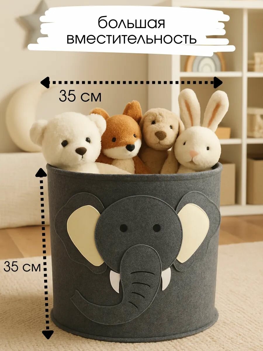 Корзина для игрушек — фото 1