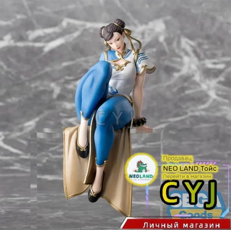 SEGA Аниме Фигурка/Street Fighter 6 PM Chokonose Figure Chun-Li/CYJ