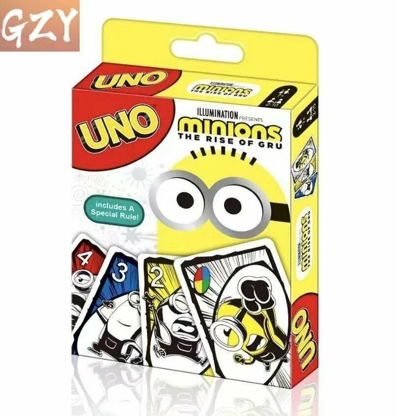 Настольная карточная игра UNO Minions карт, Привет, Новая версия игры для всей семьи