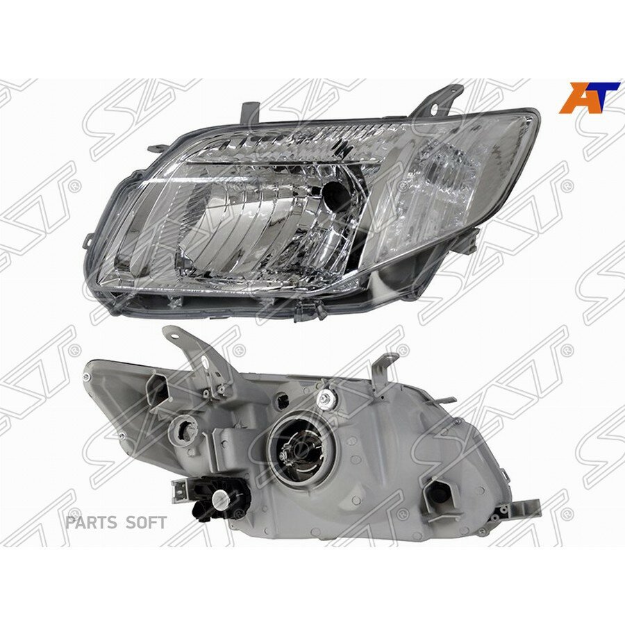 Фара Toyota Corolla Fielder (E140) 06-12 / Corolla Axio (E140) 06-12 (Слева/ Галоген/ С электрокорре от официального дистрибьютора, SAT, артикул ST21211L7LRDM