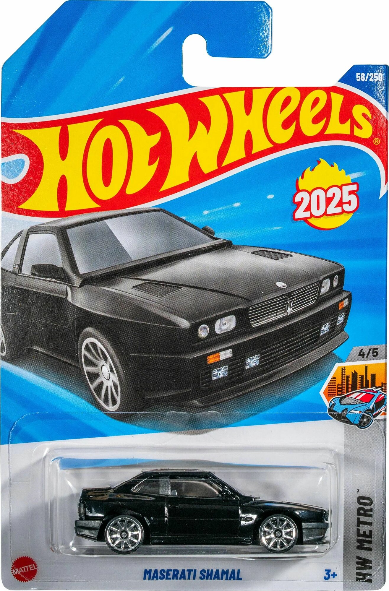 Машинка базовая Hot Wheels Maserati Shamal черный
