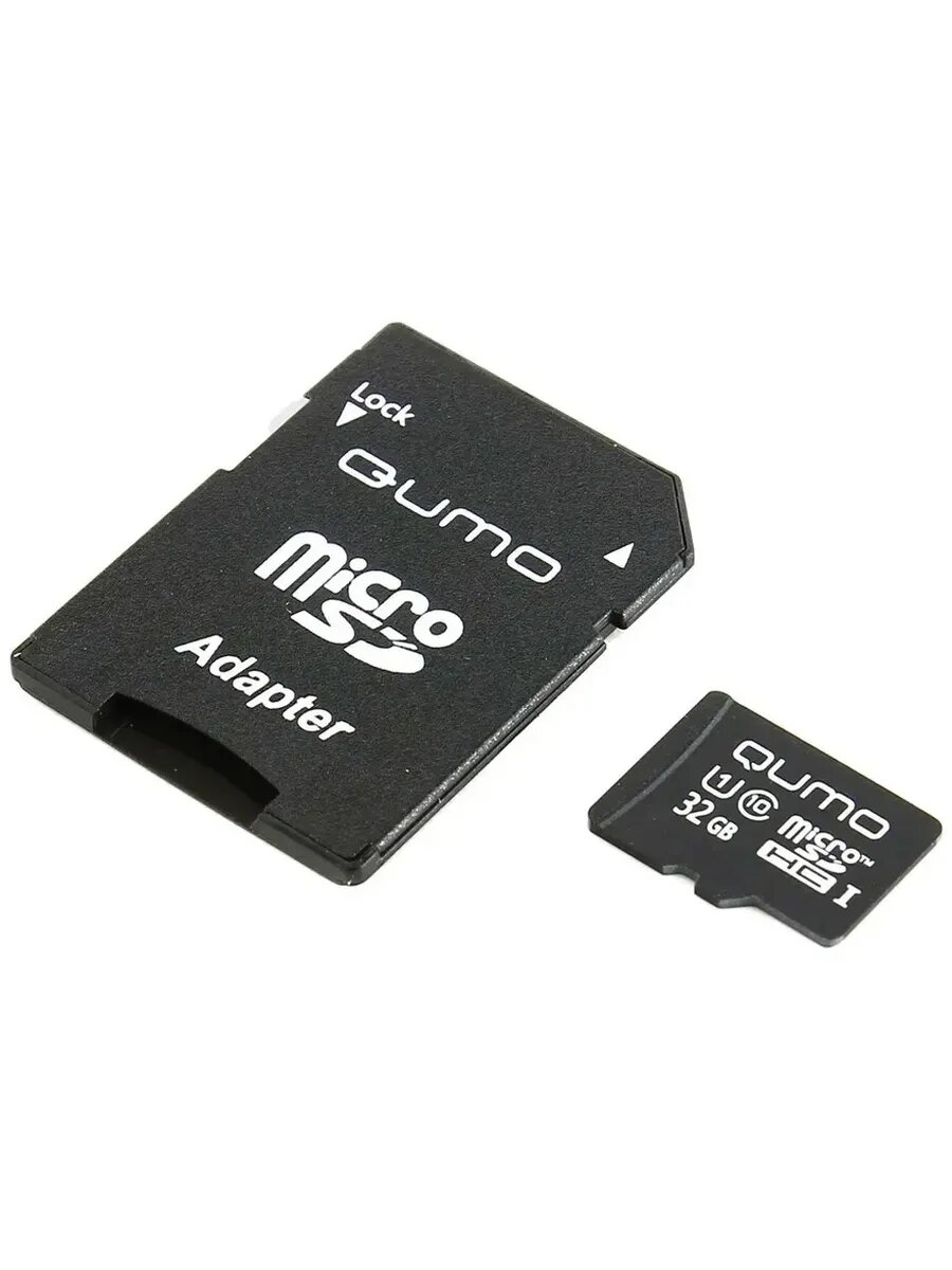 Карта памяти QUMO, Micro SDHC 32GB QUMO CL10 UHS I 18742
