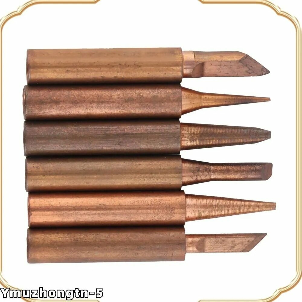 Сопла для пайки, медные, 6 шт, для различных сварочных нужд