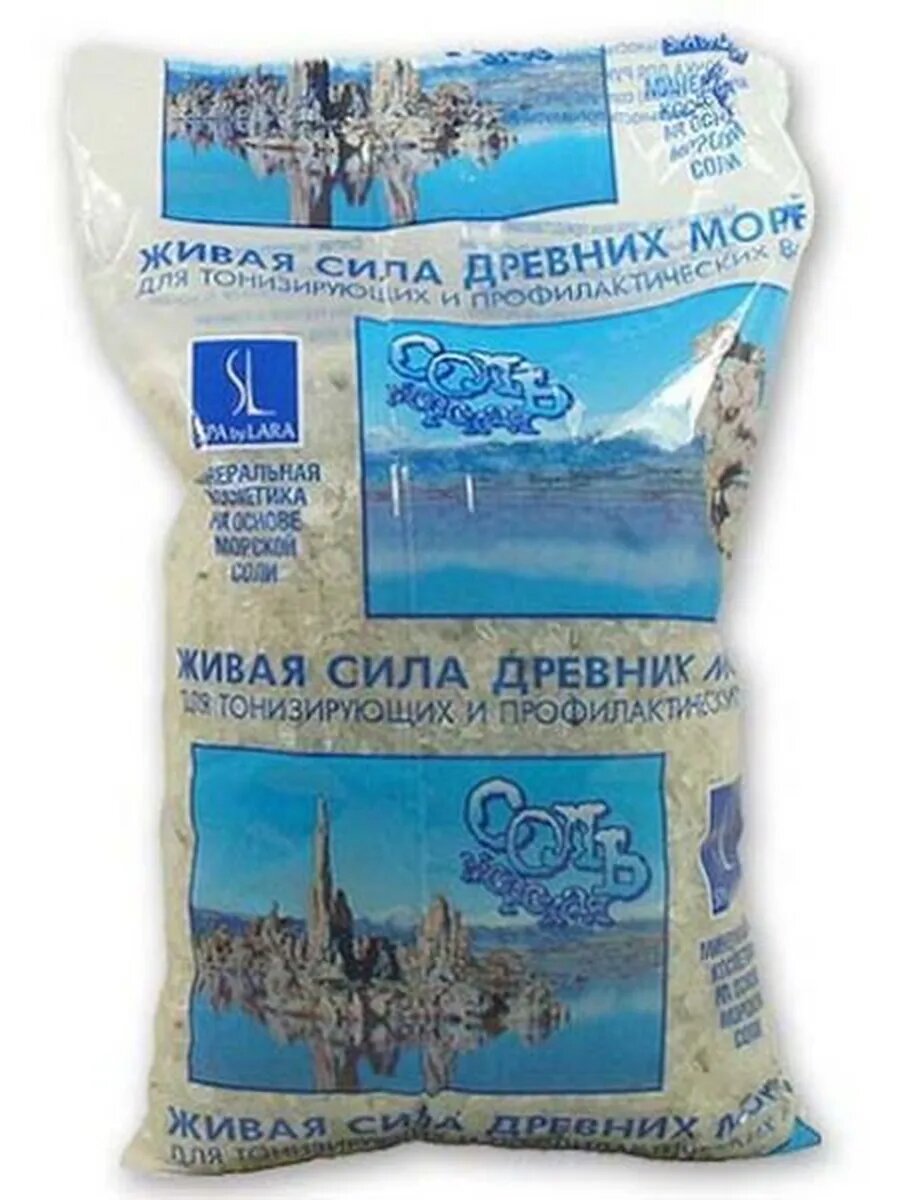Соль морская СПА Живая сила древних морей, соль для ванн, 10