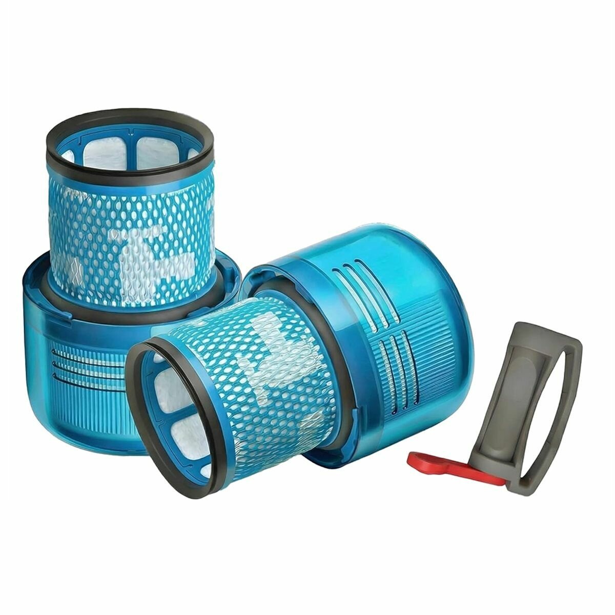 Сменные HEPA-фильтры для пылесосов Dyson V15, V15 Absolute/Submarine, V11 Animal, V11 с зажимным креплением, артикул 970013-02