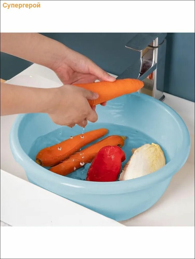 Таз " "Домашний тазик таз, Применяется для стирки, умывания лица, мытья ног,1 шт.", 4 л, 1 шт", пластик, 4 л, 1 шт