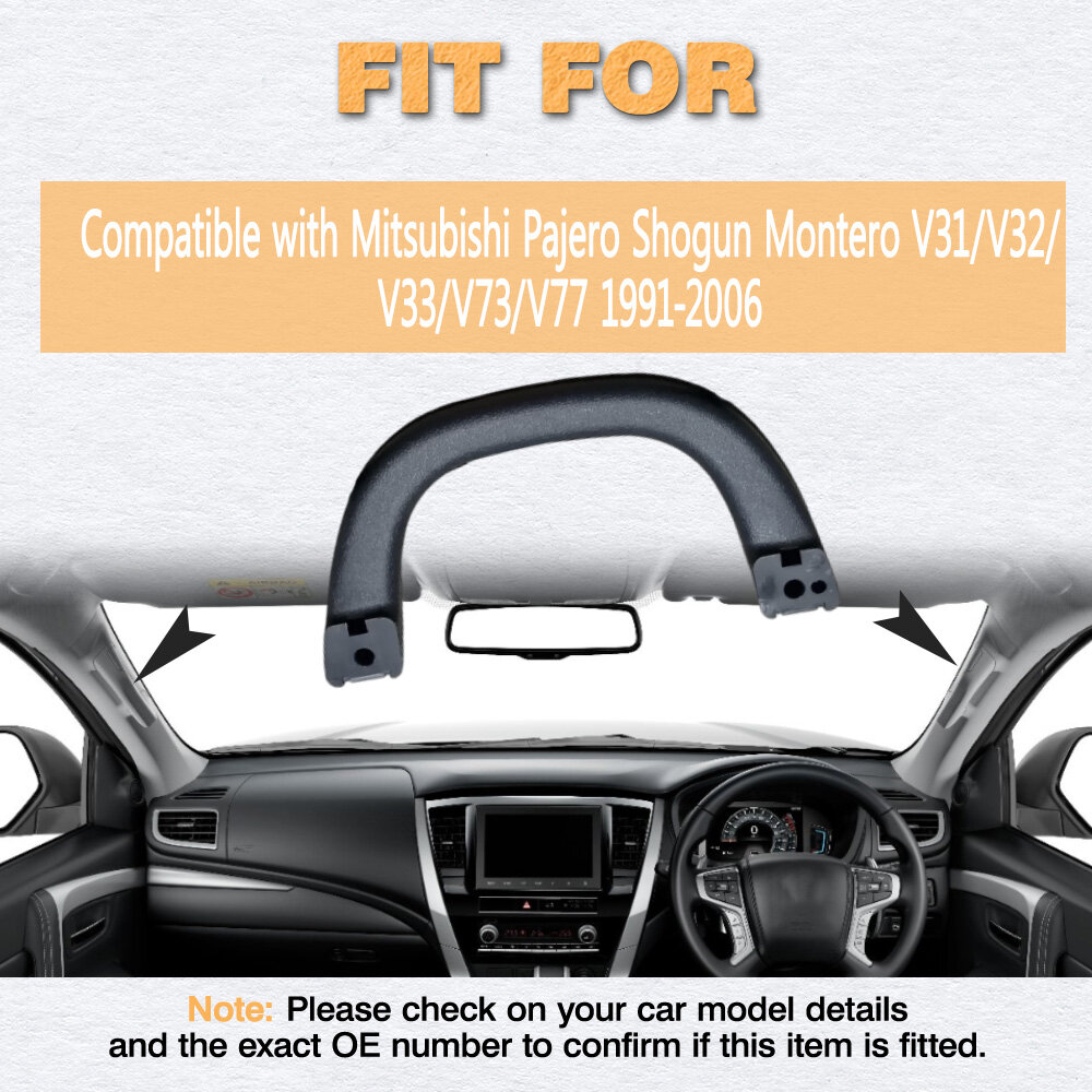 Внутренняя ручка на передней крыше для Mitsubishi Pajero / Shogun / Montero V31-V33, V73-V77 1991–2006, MB769617