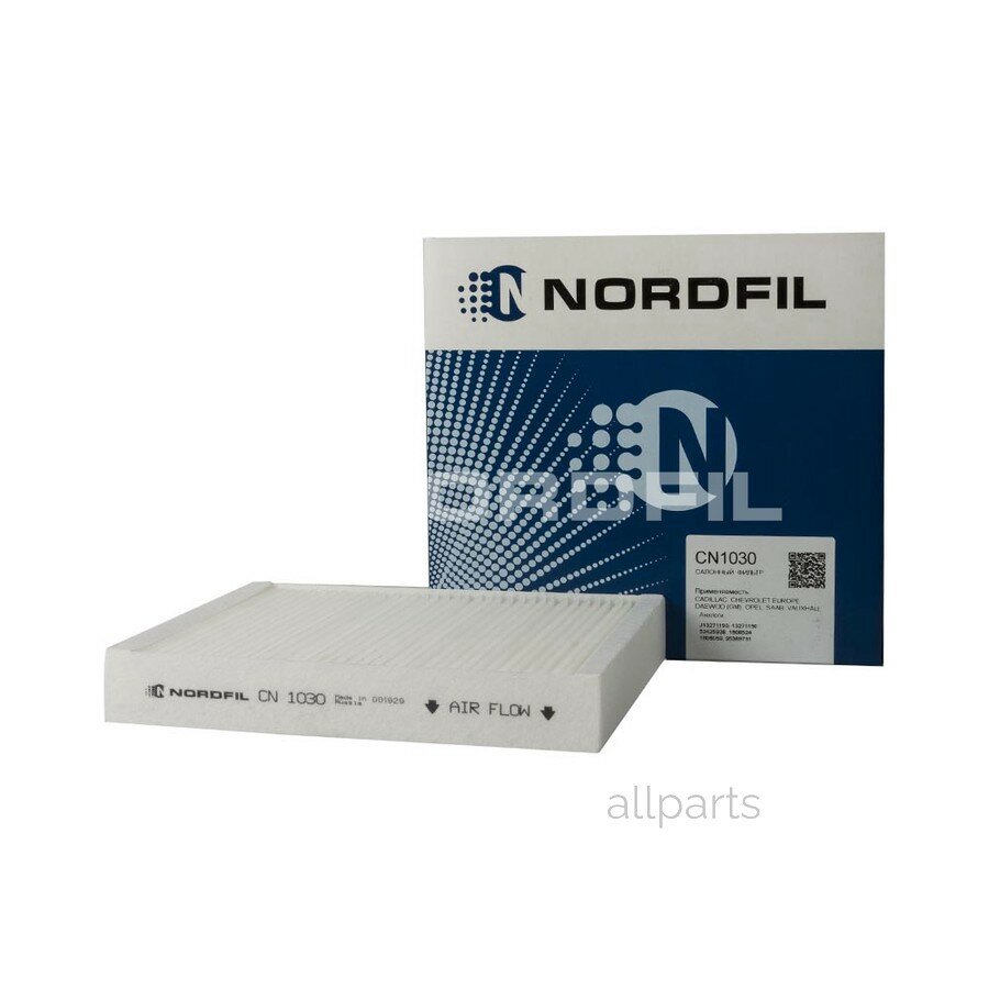 NORDFIL CN1030 Фильтр салона BUICK La Crosse / CADILLAC SRX II / CHEVROLET Malibu / CHEVROLET EUROPE DAEWOO (GM) A