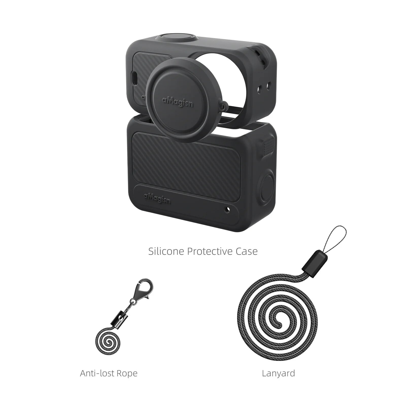 Силиконовый чехол aMagisn для DJI Osmo Nano, черный