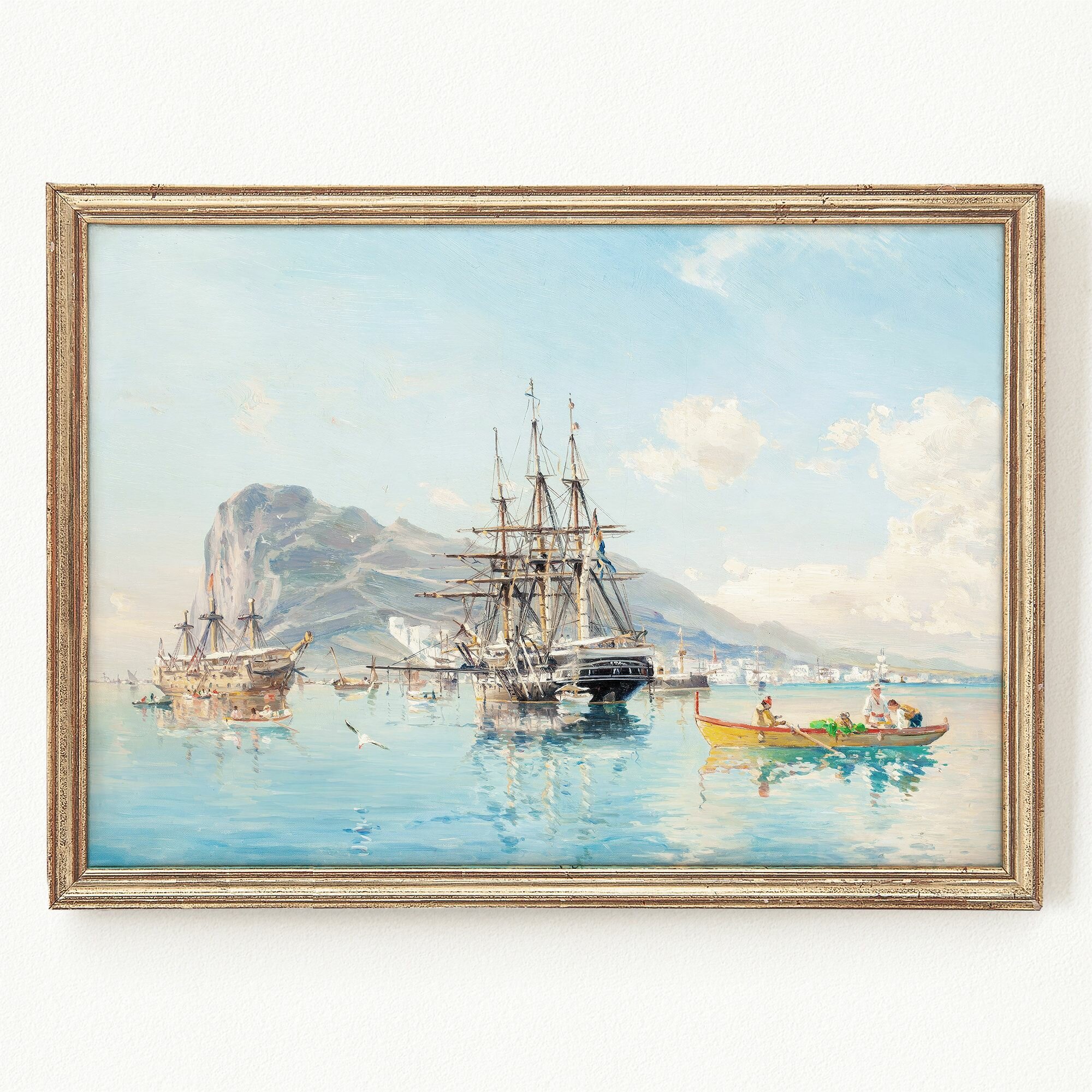 Постер "Шведский фрегат - Герман Силлен", 21х30 см (без рамки)