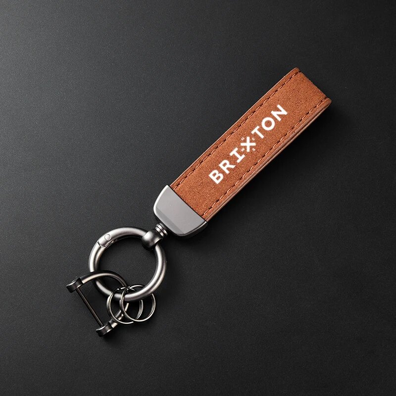 Кожаный брелок для ключей BRIXTON Brown