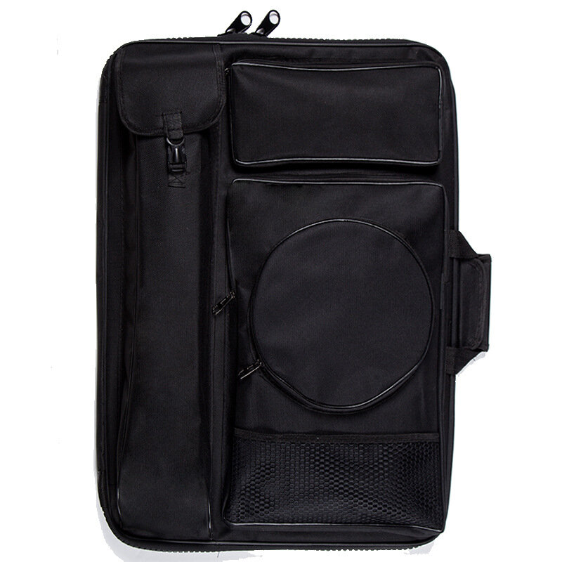 Самостоятельно изготовленная и продаваемая сумка для художественных работ в формате 4K, утолщенная водонепроницаемая сумка для холстов с большой молнией, рюкзак для скетчинга.