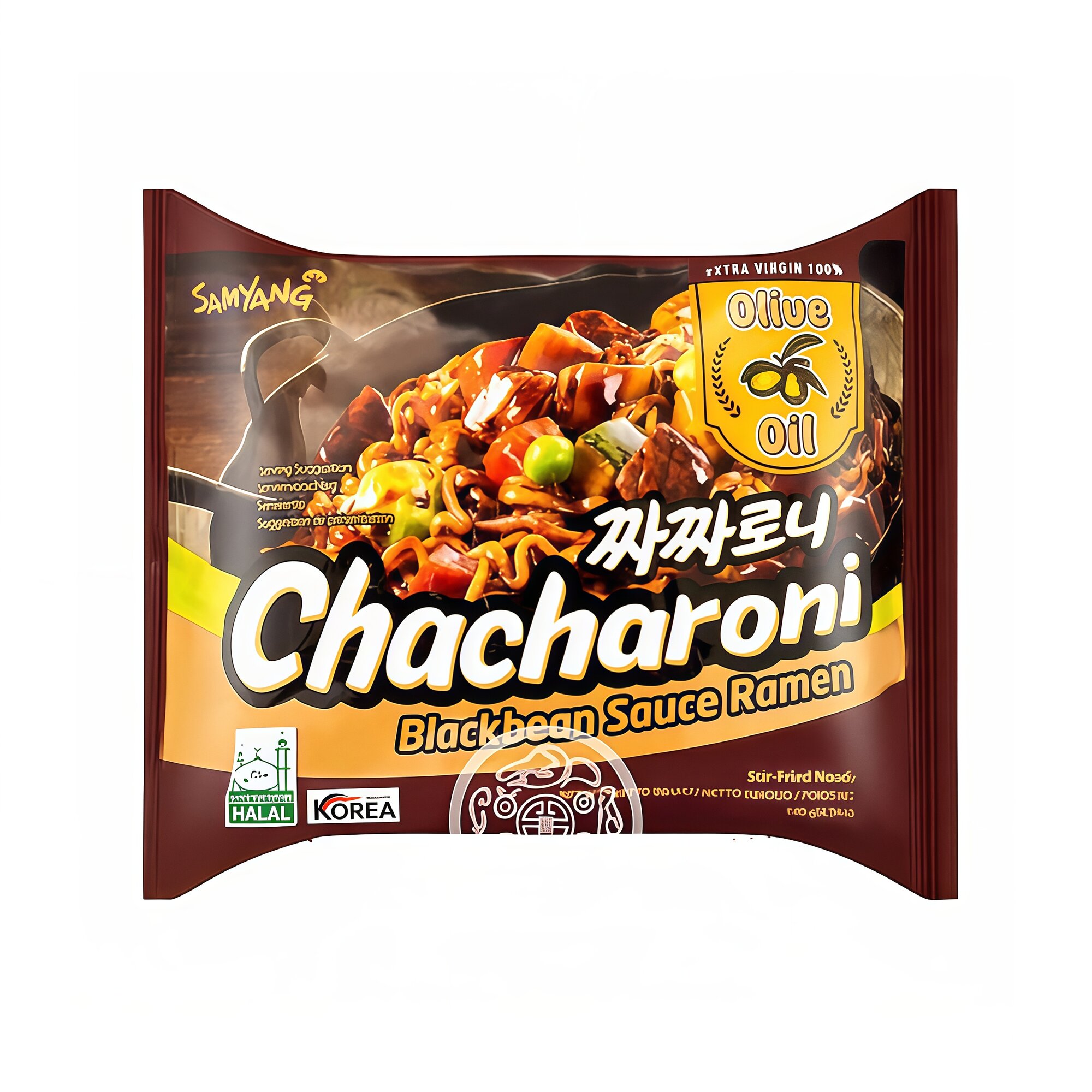 Лапша быстрого приготовления Samyang Чачарони c соусом чаджан, Южная Корея