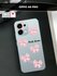 Чехол на Oppo A6 Pro / Оппо A6 Про с принтом Pink Bows, прозрачный