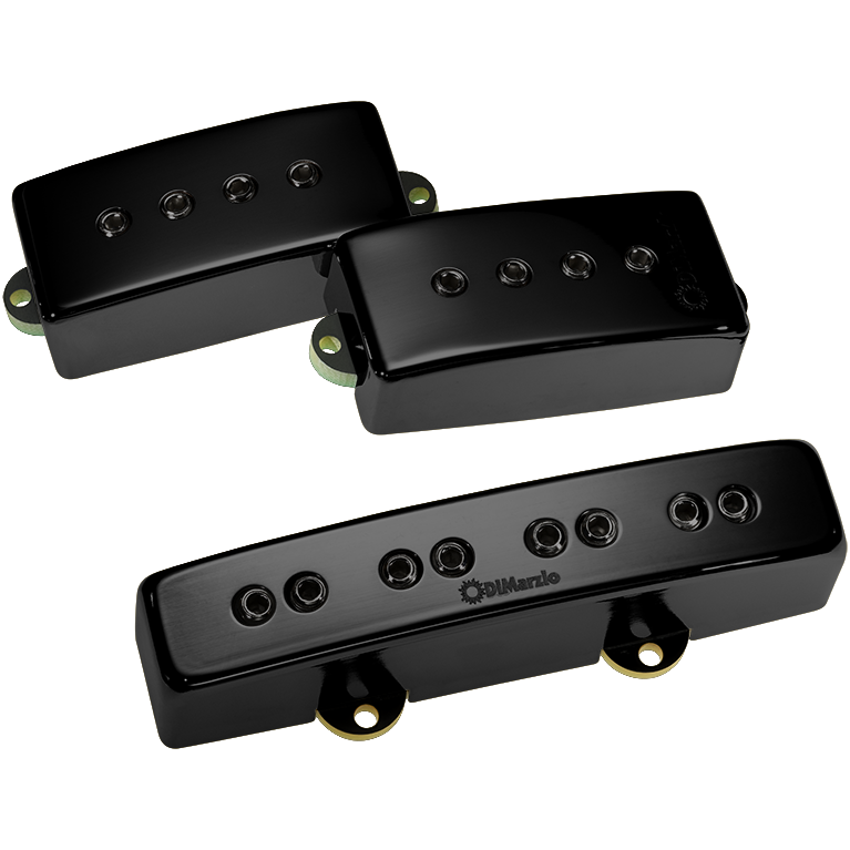 DiMarzio DP307GB Relentless P+J set комплект звукоснимателей, 4-струнный, чёрный