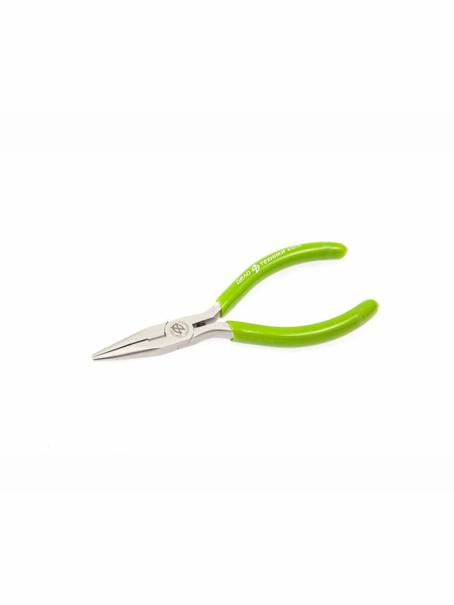 Пассатижи удлинённые 125 мм , 412124, никелированные, сталь, Дело Техники.