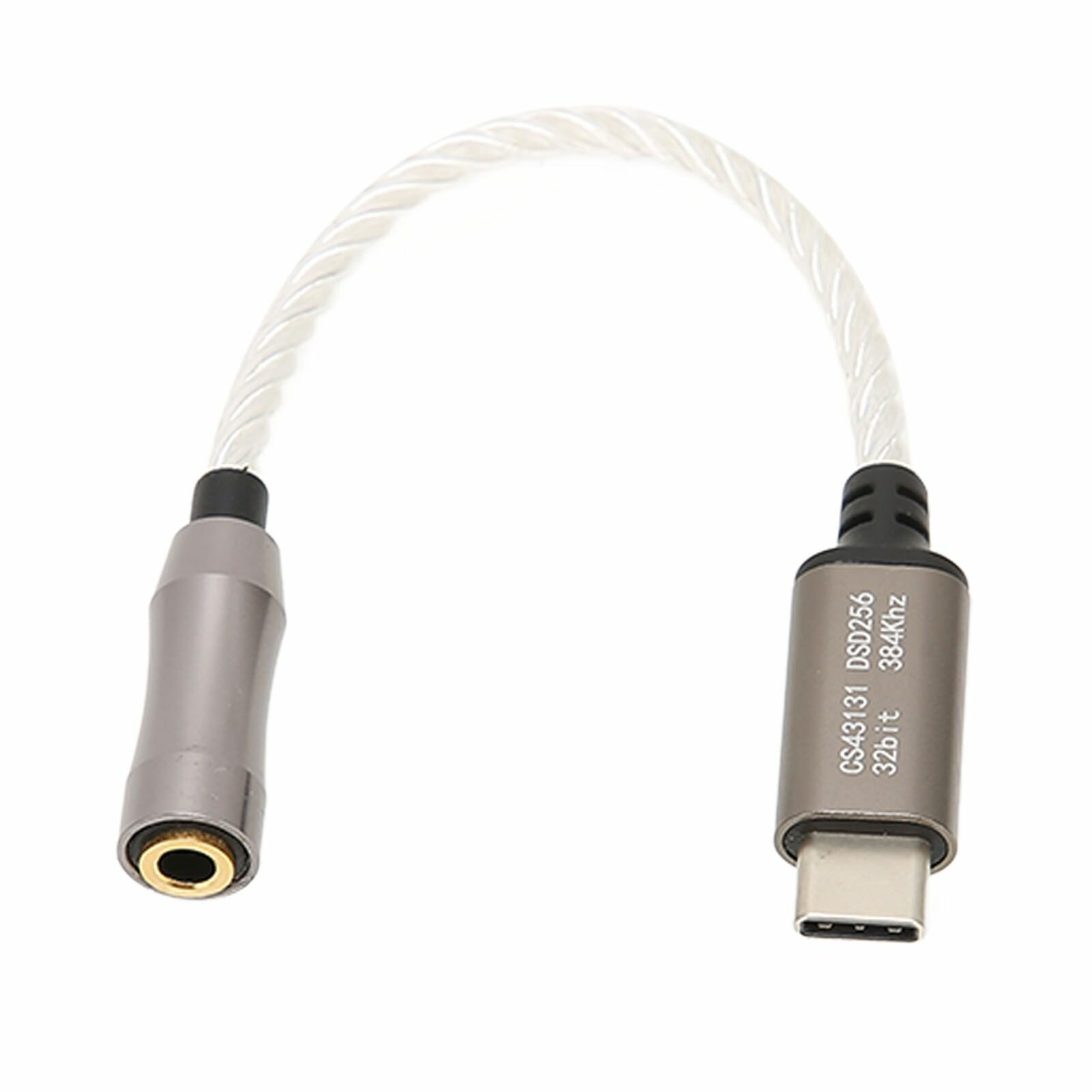 Усилитель Type-C to 3.5mm (серебро)