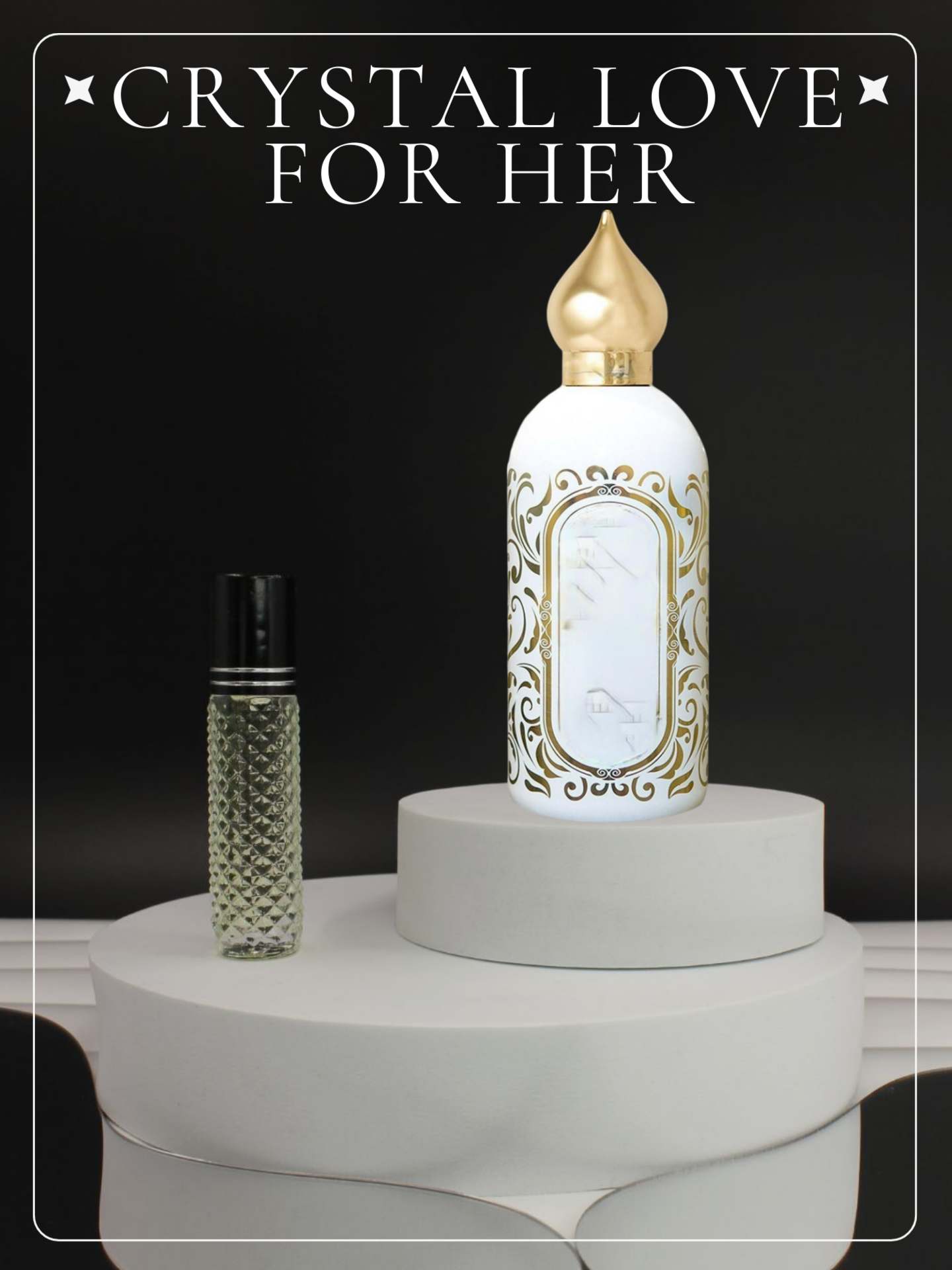 Perfum Secrets; Духи масляные Crystal Love For Her; Кристал Лав Фор Хё роликовый флакон 8 мл