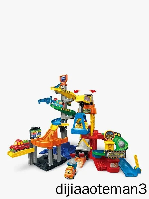Конструктор VTech Машинки Toot-Toot Строительная площадка со светом и звуком