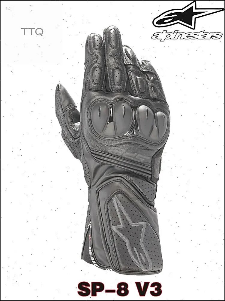 Alpinestars SP-8 V3 Моточерепаха, размер: XL, цвет: черный, мотоперчатки